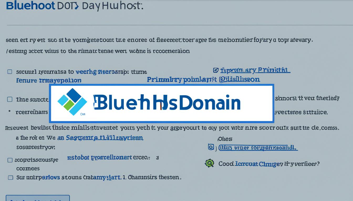 How To Change The Primary Domain At Blue Host